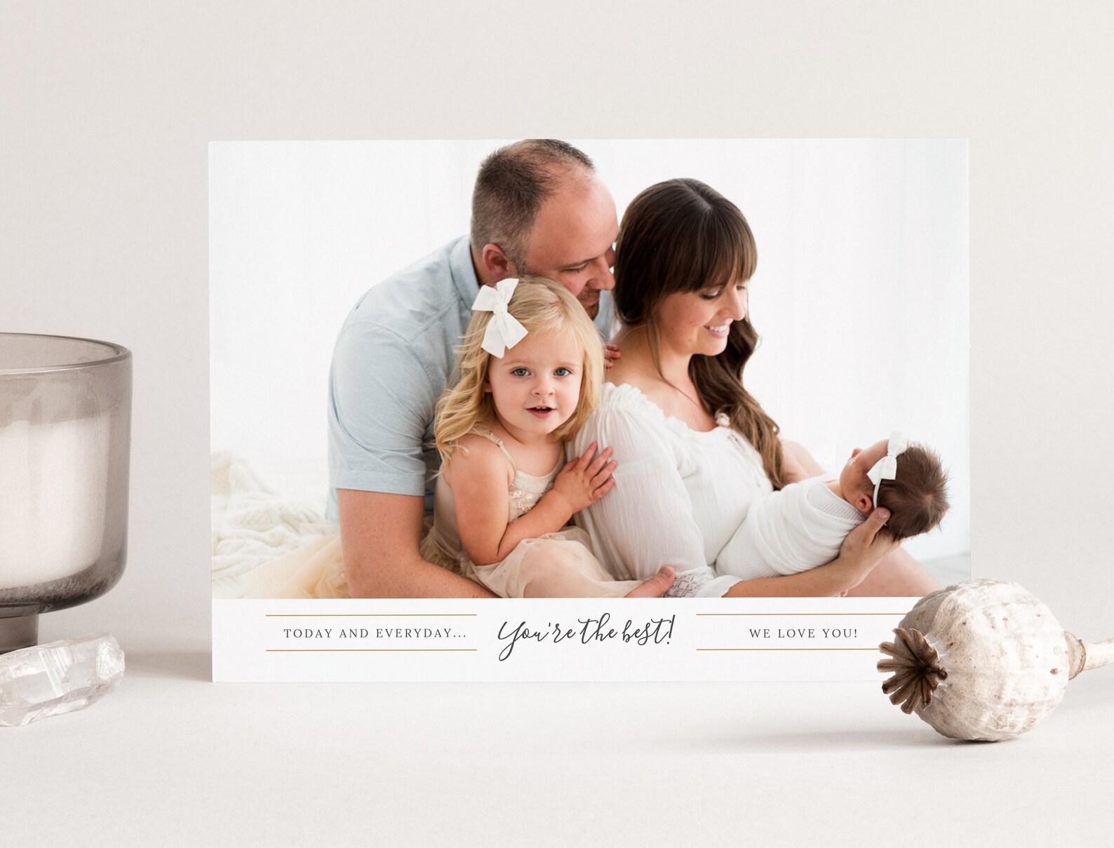 Mother's Day Card With Pictures Mother's Day Photo - Etsy