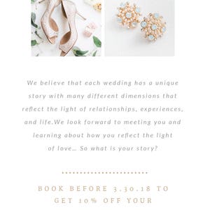 Wedding Photography Marketing Card, 4x8 PSD Card, Promo Card Postcard ...
