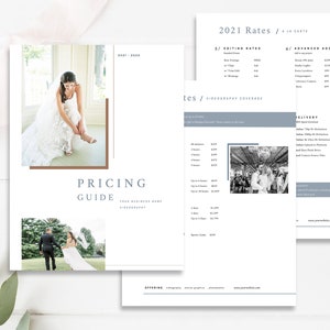 Videography Cinematography Pricing Guide, Modern Pricing Template for ...