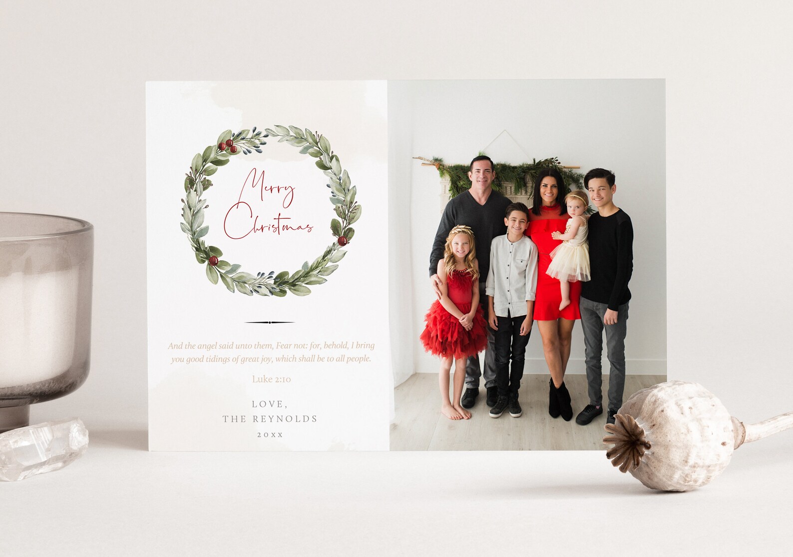 Holiday Photo Card Collection Christmas Card Template Bundle - Etsy