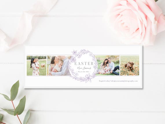 Easter Facebook Timeline Easter Mini Session Facebook Banner - Etsy