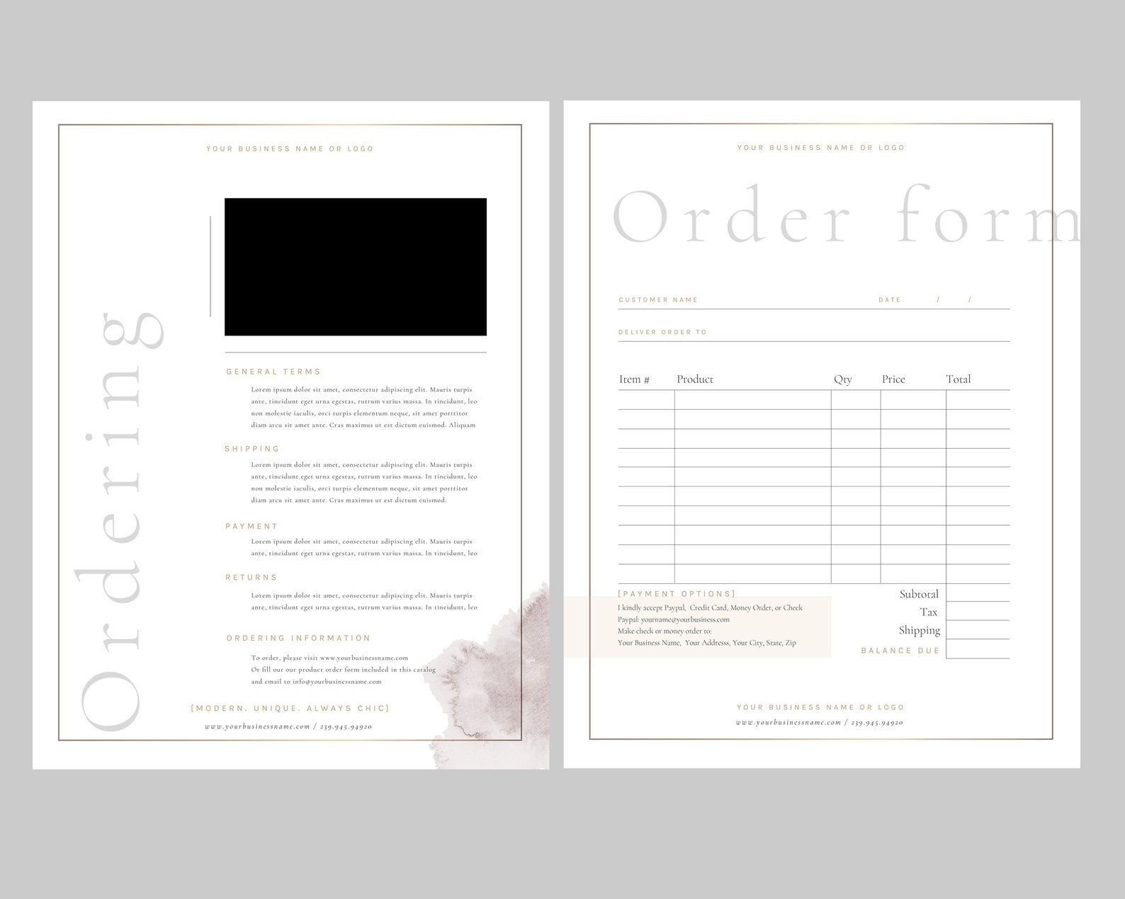 Catalog Template for Photoshop Indesign and Canva Wholesale - Etsy