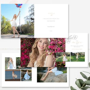 Graduation Photo Album Template, Graduation Photo Book Template, Senior ...