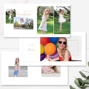 Graduation Photo Album Template, Graduation Photo Book Template, Senior ...