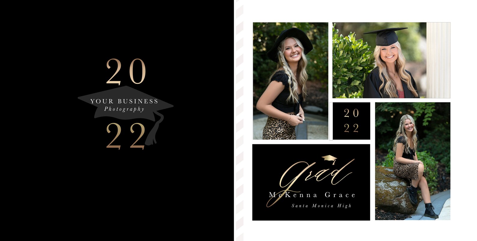 Graduation Photo Album Cover Template Senior Photo Book - Etsy