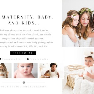 Classic Newborn Photography Promo Flyer Template, Mini Sessions, 5x7 ...