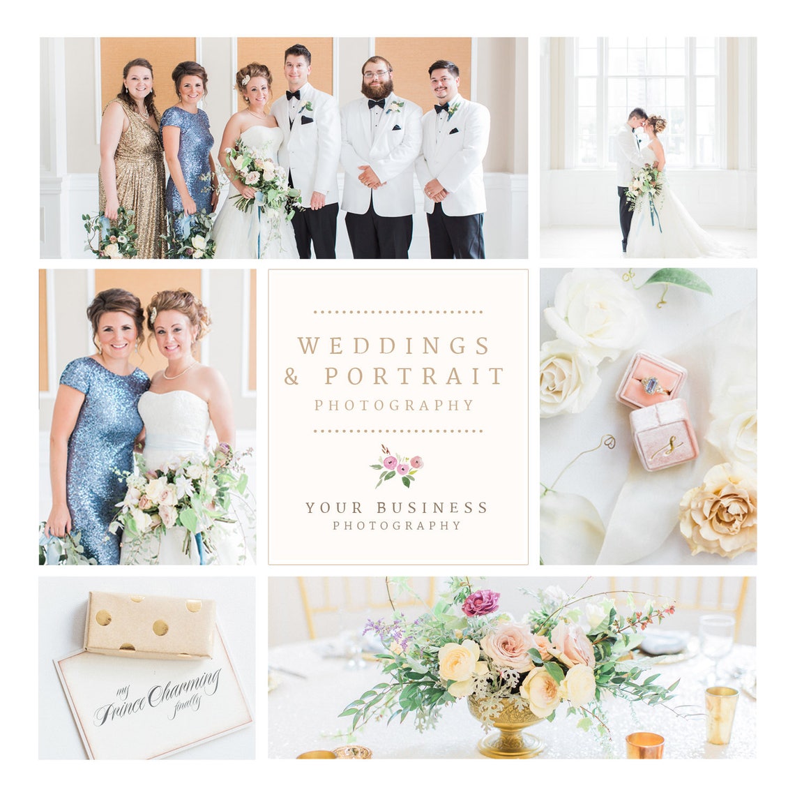 Wedding Photographer Flyer Design Wedding Photography Etsy