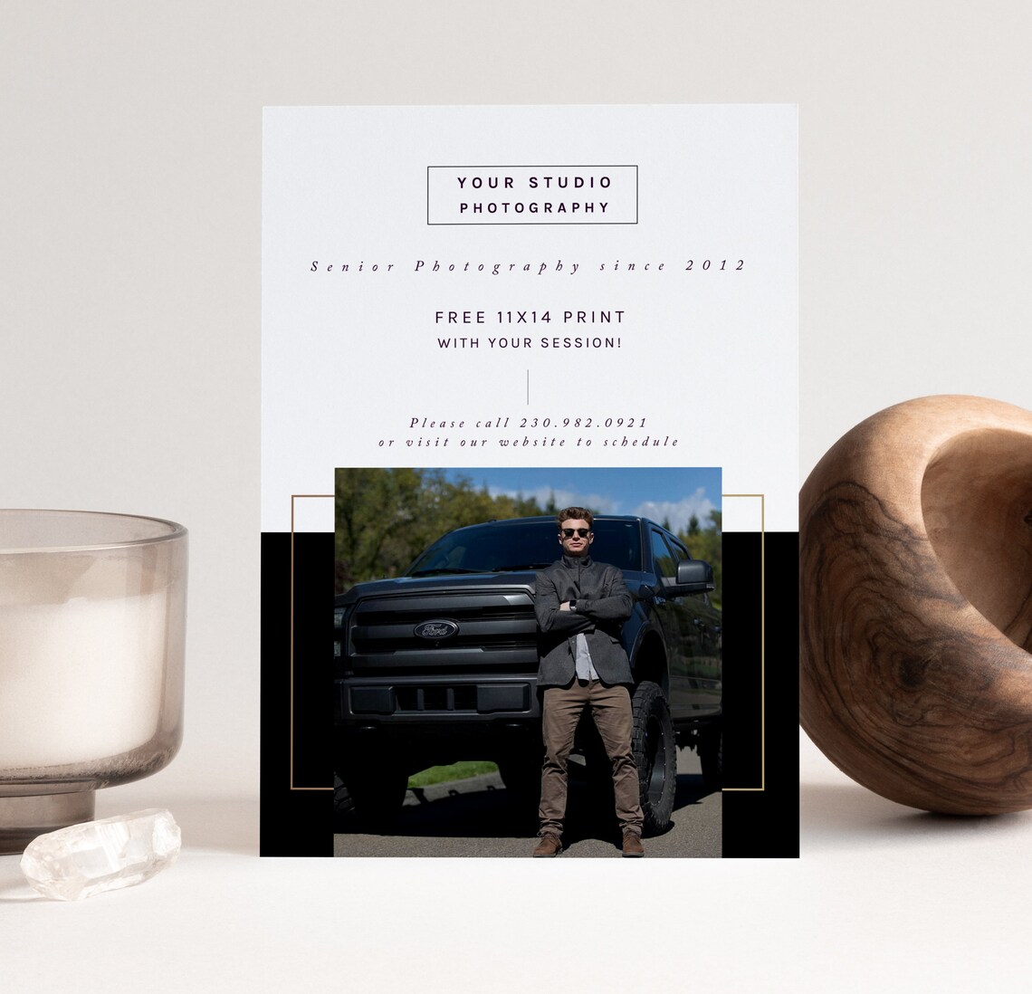 Senior Photo Session Template 7x5 Graduation Photo Session | Etsy