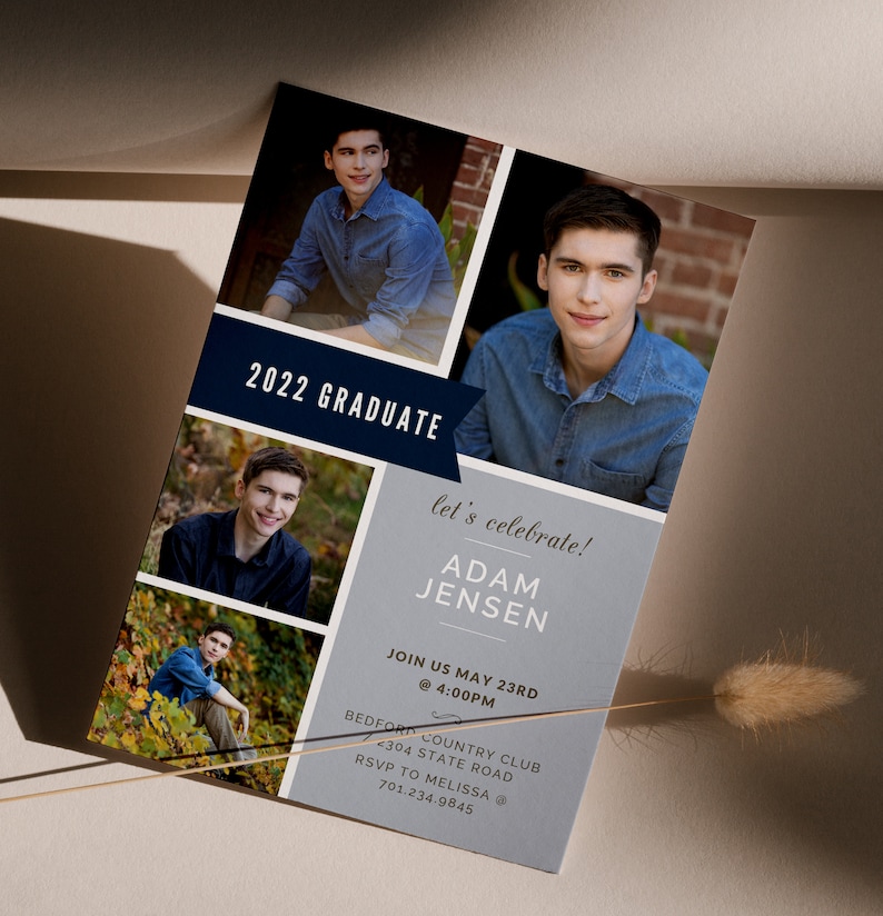 Senior Graduation Announcement Template Class of 2022 2022 - Etsy