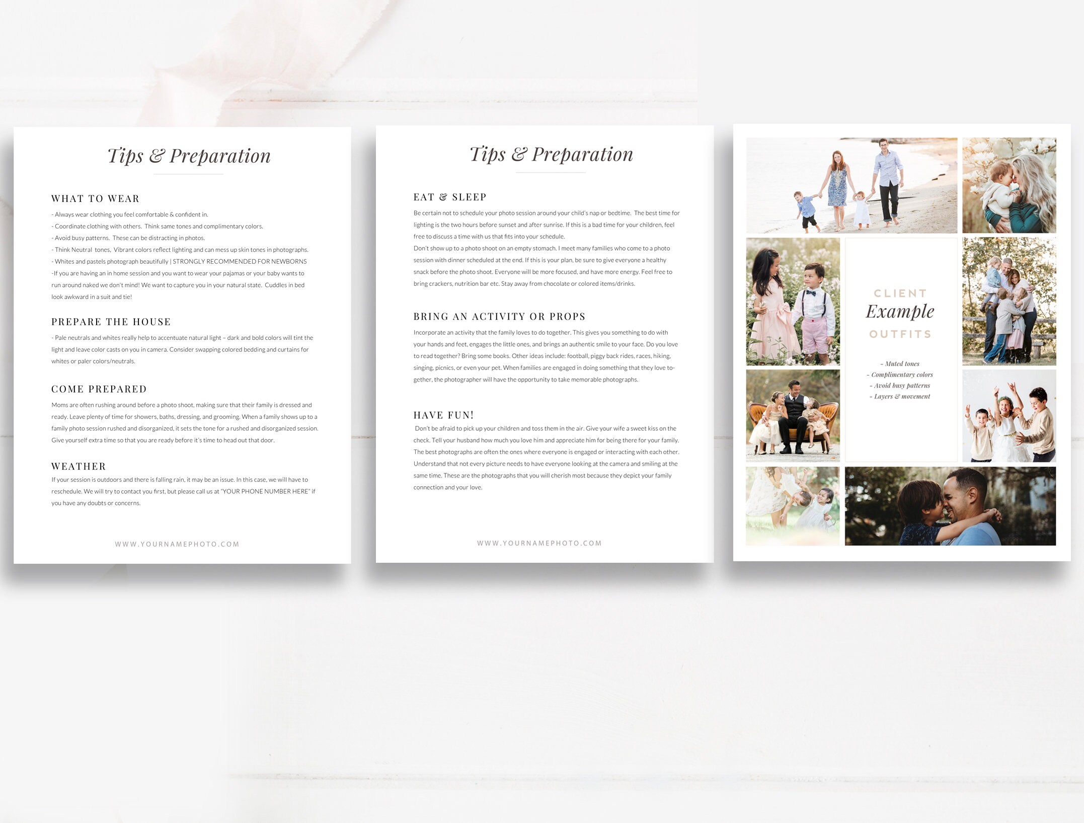 What to Wear Style Guide for Family Photography Family Prep | Etsy