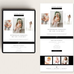 Email Template for Photographers, Session Promotional Email ...