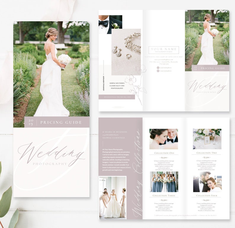 Wedding Photographer Marketing Set Marketing Templates for | Etsy
