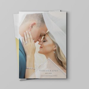 Wedding Videographer Magazine Template, Videography Welcome Guide ...