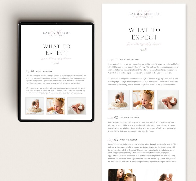 What to Expect Email Newsletter Template Client Email | Etsy