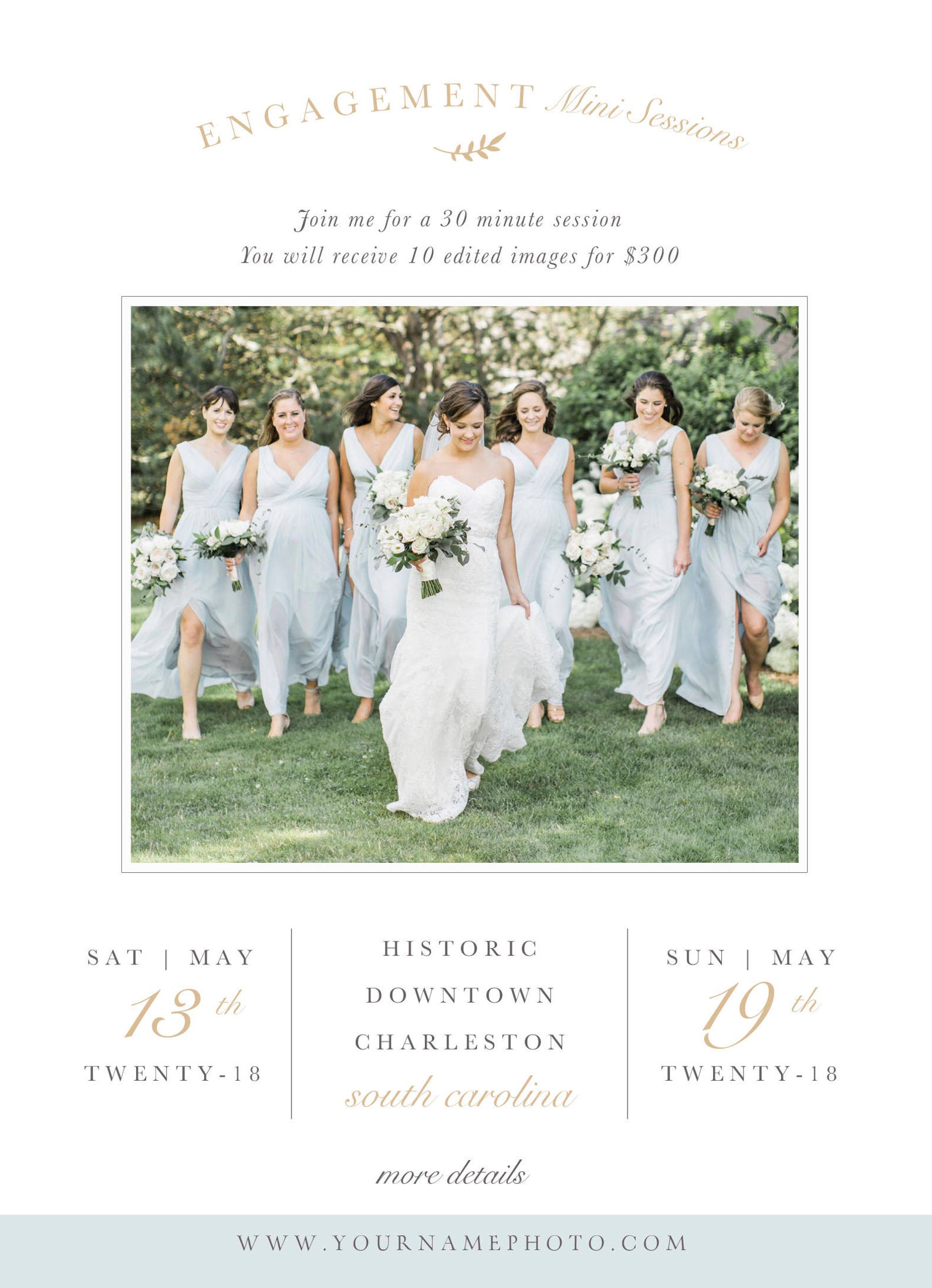 Photography Mini Session Template Pre-made Flyer Design - Etsy