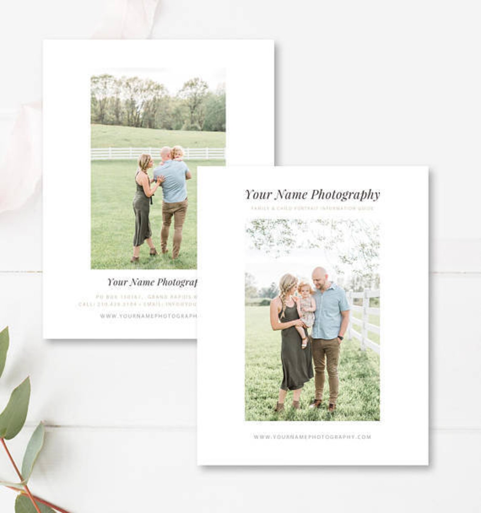 Photography Magazine Welcome Guide 10 Pages Template for | Etsy