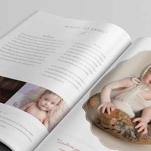 Children's Photography Magazine Template - Newborn Magazine Template ...