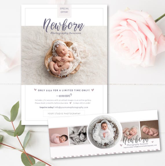Newborn Bundle Photography Marketing Baby Marketing Board & - Etsy