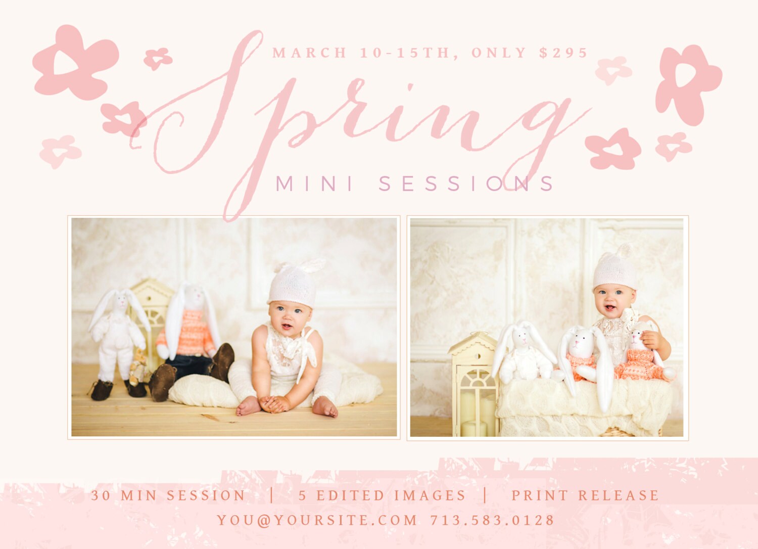 Spring Mini Session Marketing Board / Photography Marketing | Etsy