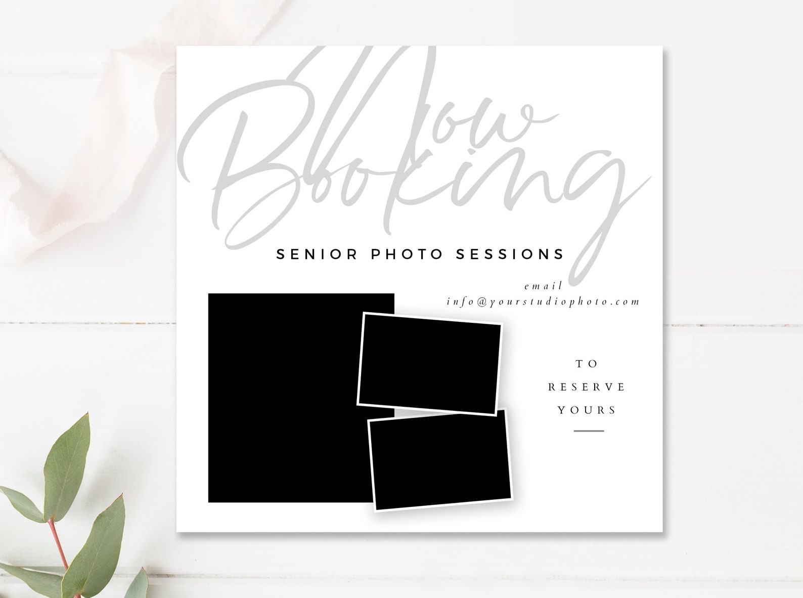 Booking Template Mini Session Template Senior Mini Sessions | Etsy