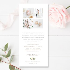 Wedding Photography Marketing Card, 4x8 PSD Card, Promo Card Postcard ...