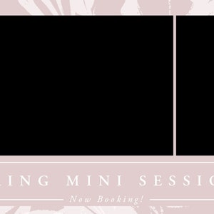 Elegant Spring Mini Sessions Facebook Cover Banner, Facebook Cover ...