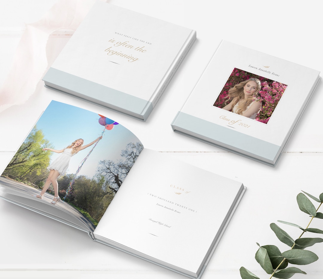 Graduation Photo Album Template, Graduation Photo Book Template, Senior ...