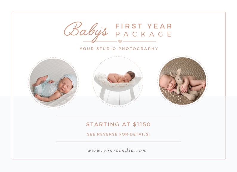 Baby's First Year Mini Sessions Marketing Board Baby - Etsy