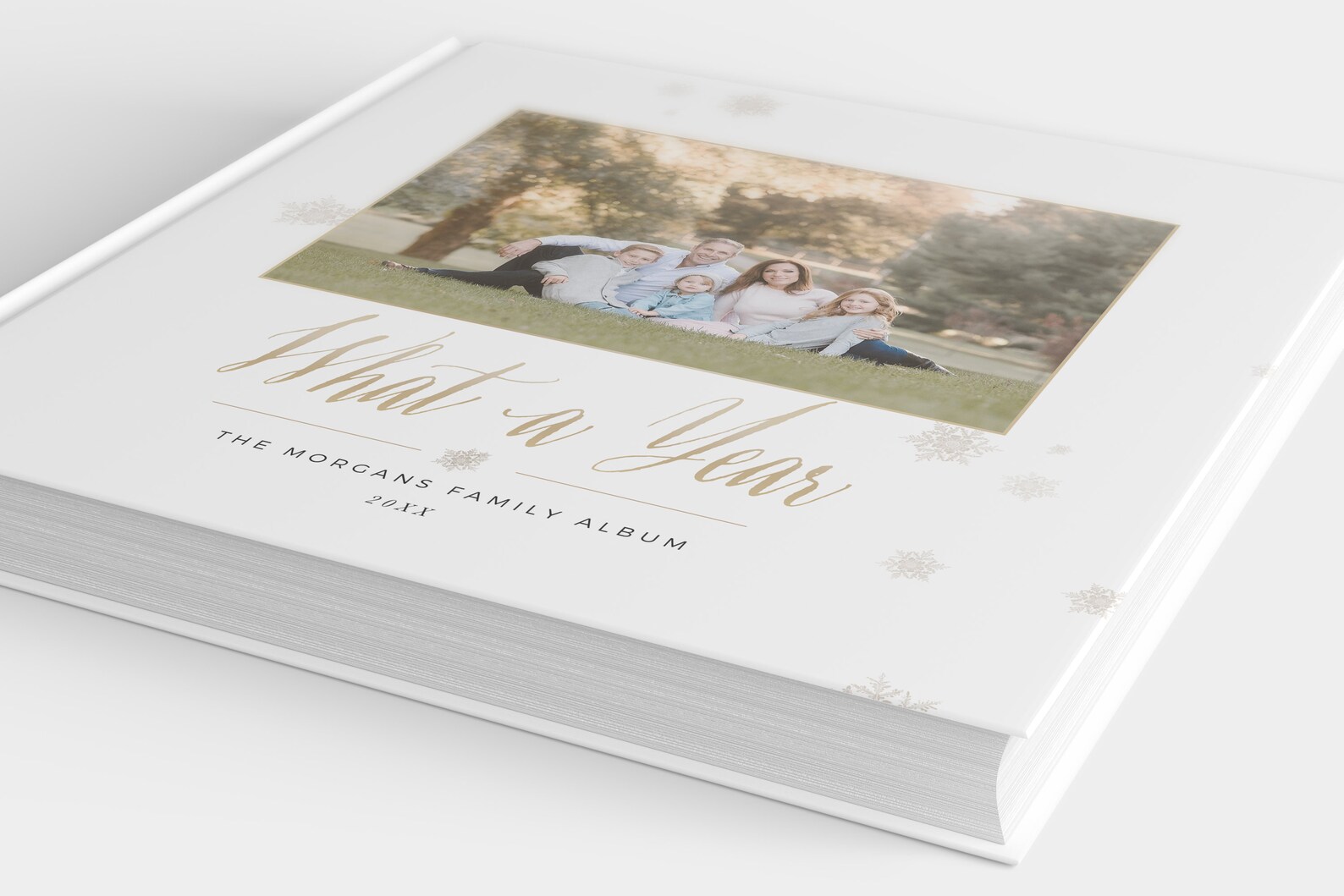 Photo Book Cover Template for Photographers Christmas Photo - Etsy