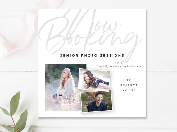 Booking Template Mini Session Template Senior Mini Sessions | Etsy