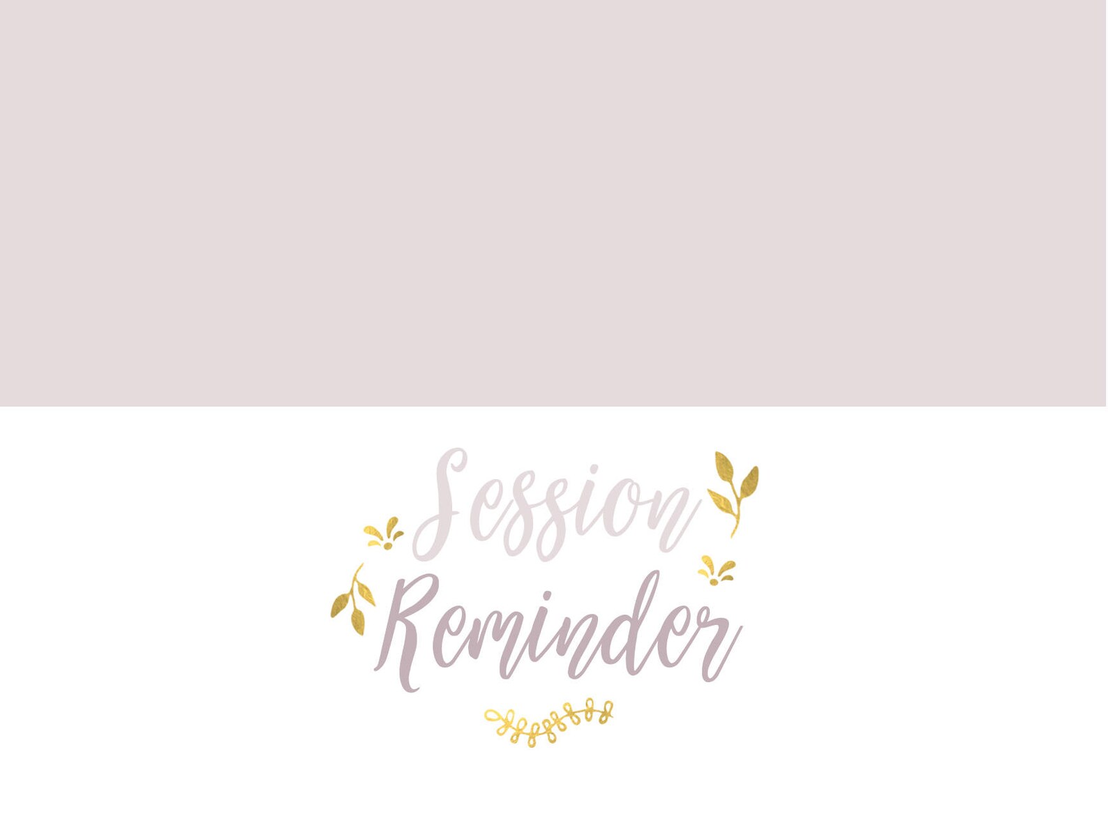 Newborn Session Reminder Card Newborn Photo Sessions Client - Etsy