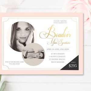 Boudoir Marketing Set, Boudoir Mini Session Marketing Board ...
