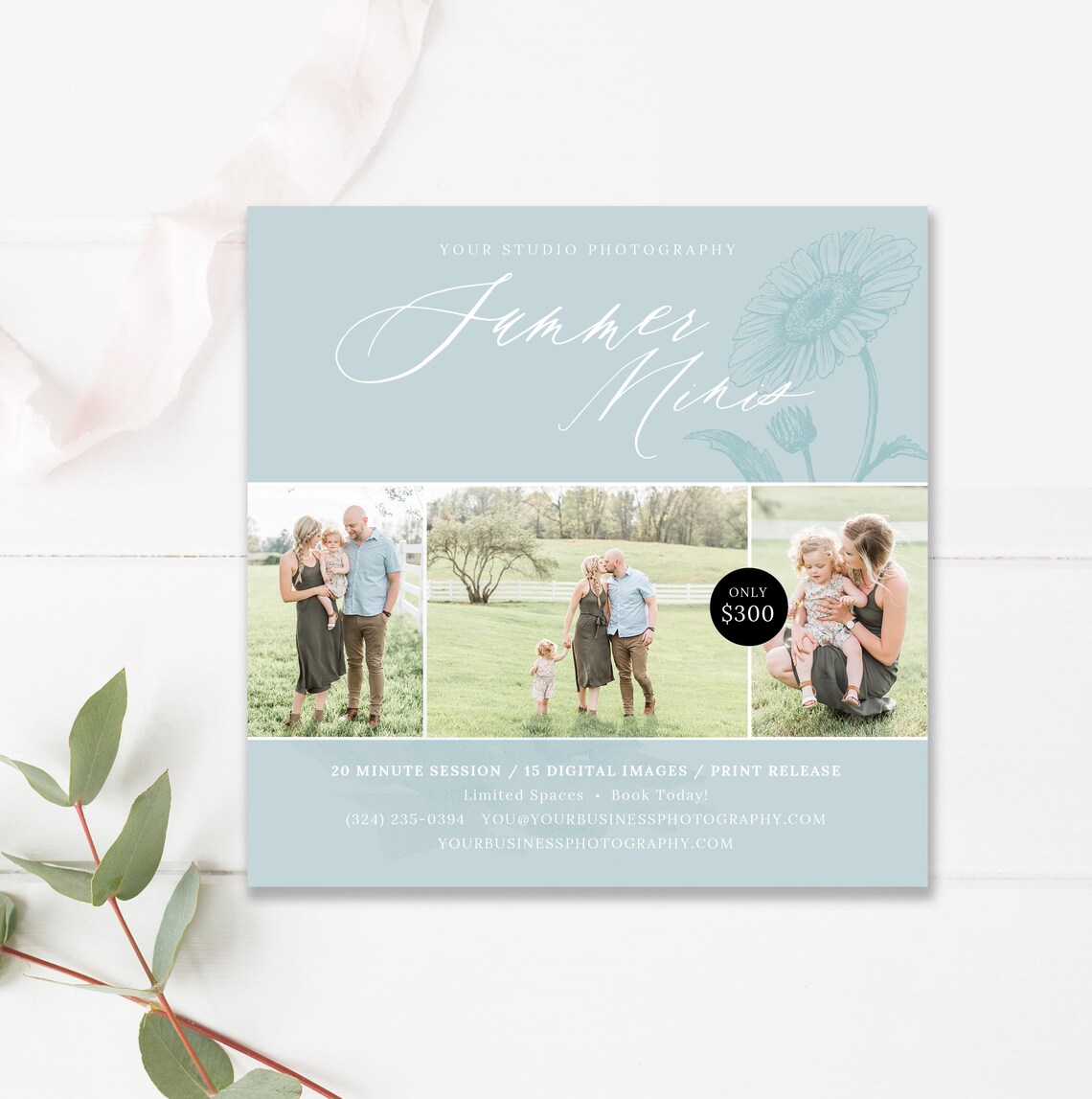 Summer Mini Session Template Summer Photography Sessions | Etsy