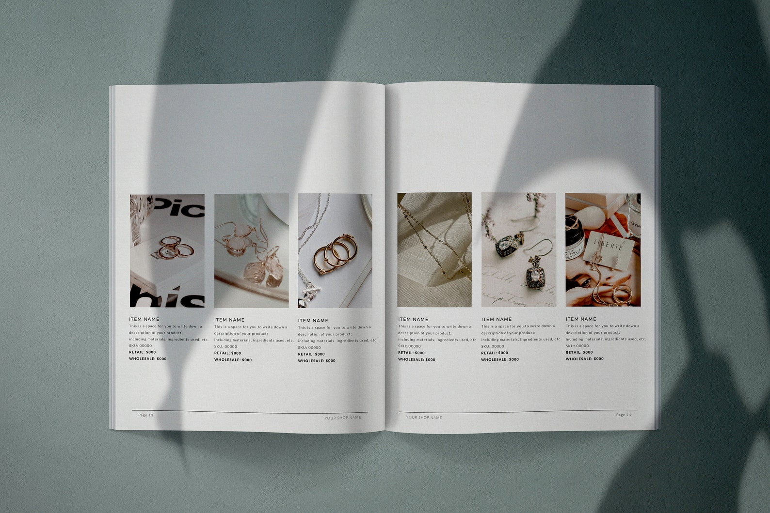 Wholesale Product Catalog Template Photoshop Indesign Catalog - Etsy