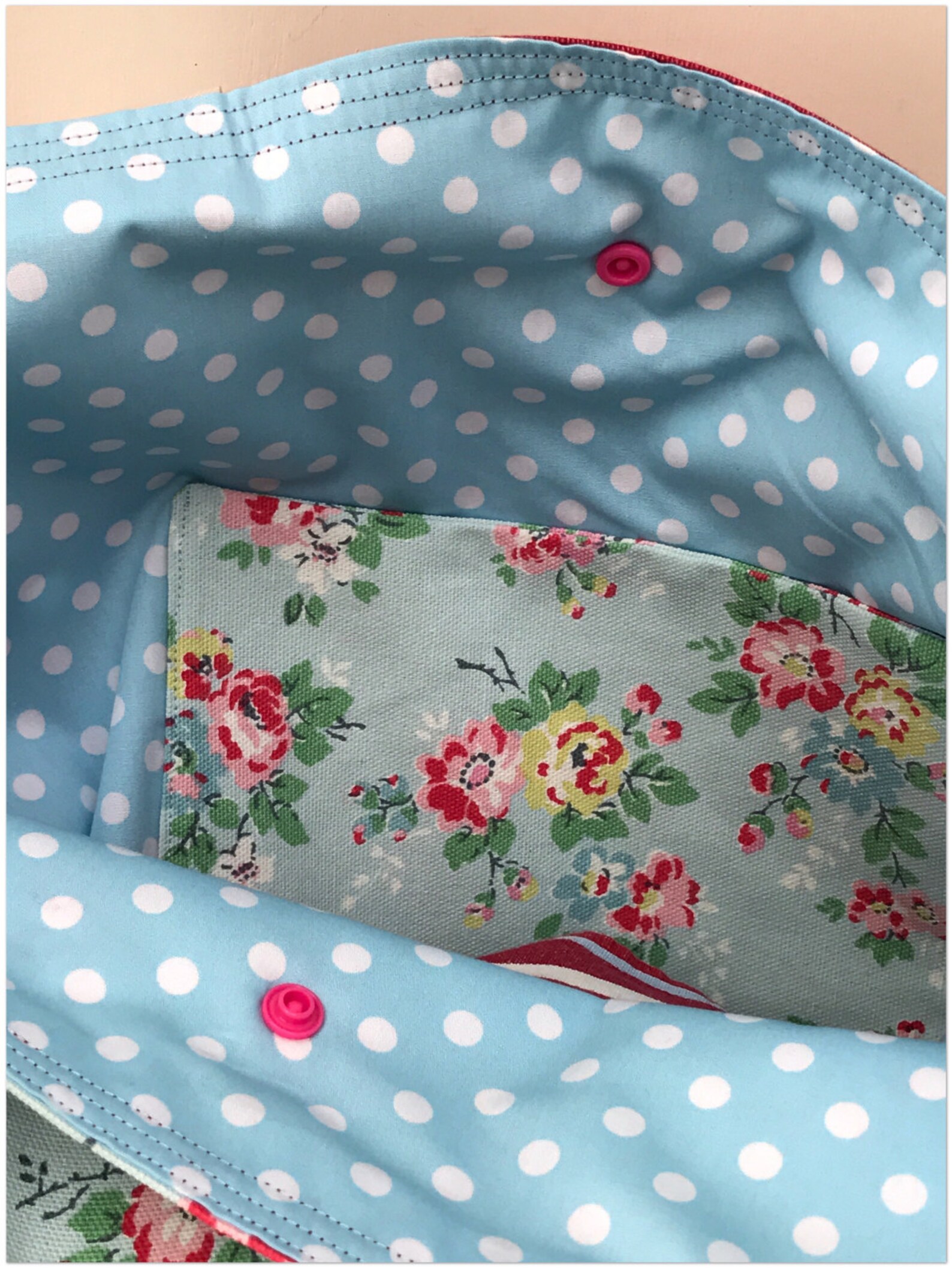 Beautiful Cath Kidston Fabric Handmade Holdall Beach Bag Tote - Etsy UK