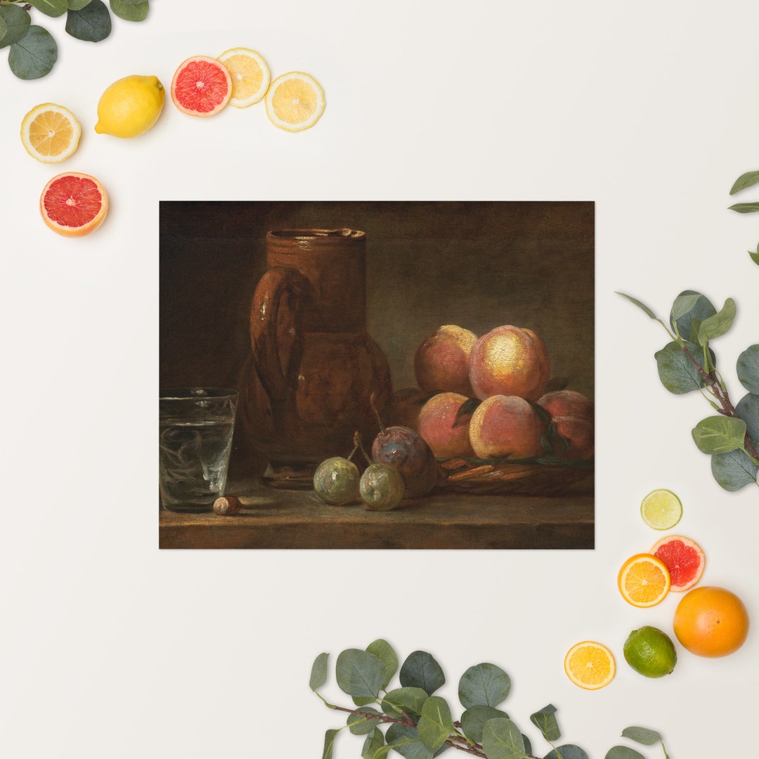 Miniature Still Life Painting (PRINT) FREE SHIPPING, Kitchen Art ...