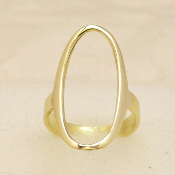 Oval Large Ring - Etsy