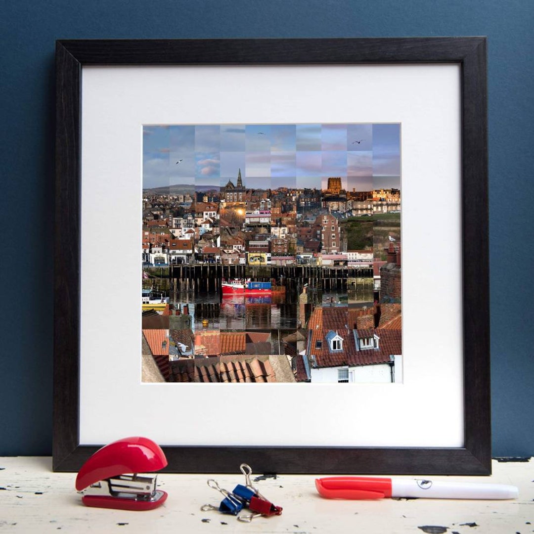 Whitby Harbour Print - Wall Art - Whitby Gift - North Yorkshire Art ...