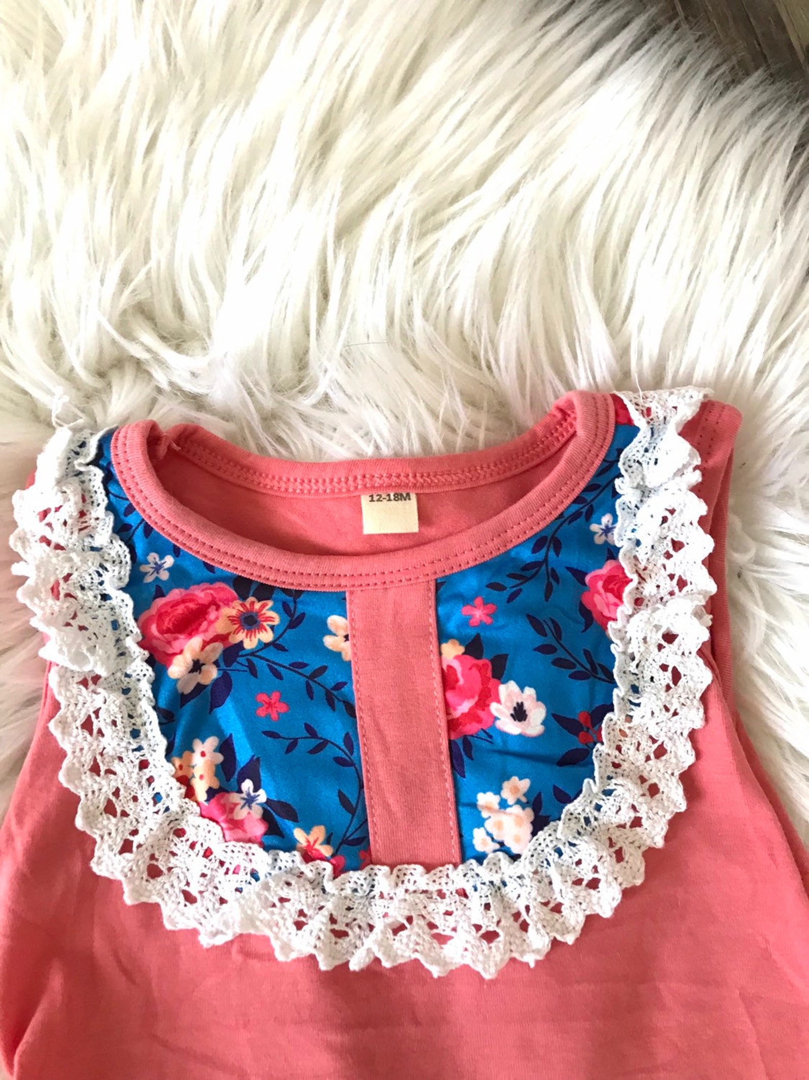 Blue Floral Bell Bottoms Spring Flower Ruffle Flare Bells - Etsy