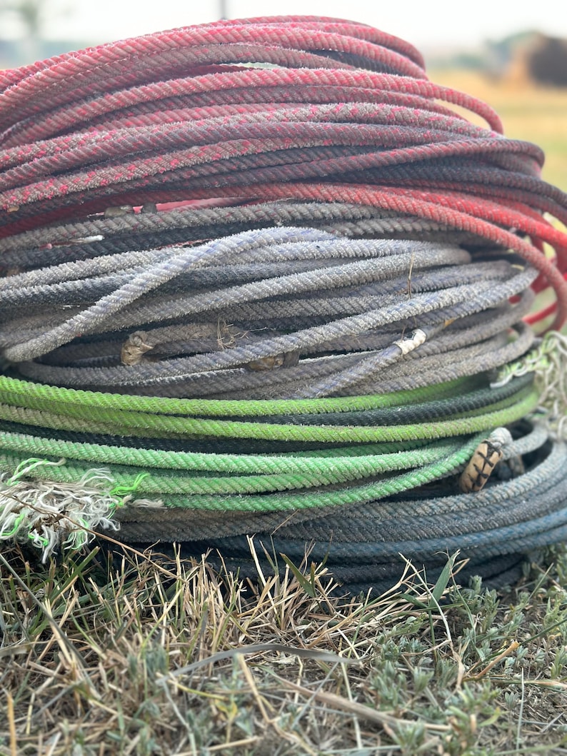 Used Cowboy Lariat Rope: Authentic Ranch Decor, Crafts, Rodeo Charm - Etsy