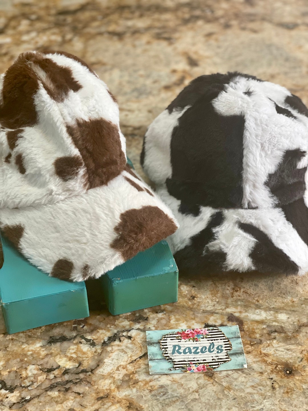 Cow Print Baseball Cap Furry Cowprint Fall Sherpa Cap - Etsy