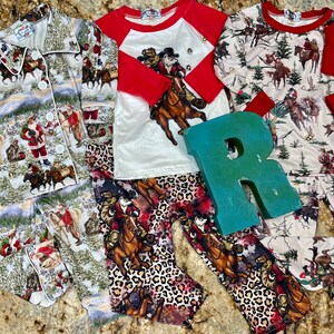 Retro Cowboy Pajamas: Matching Family Western Pjs - Etsy