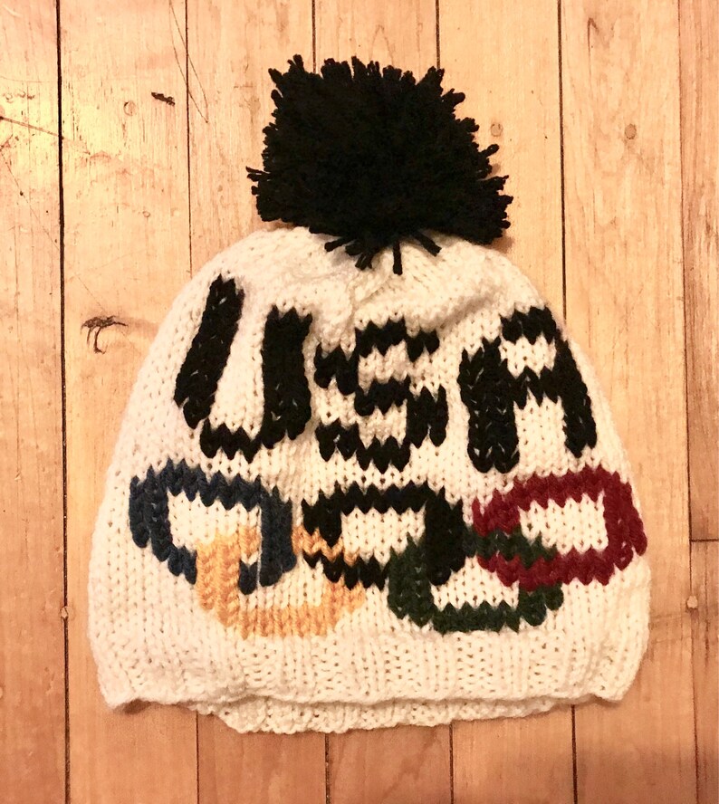 USA Hat OLYMPIC Rings Hat Hand Knit Hat Team USA - Etsy