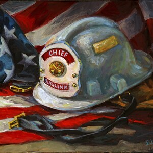 CHIEF'S HELMET Personalized Hand Painted Firefighter - Etsy