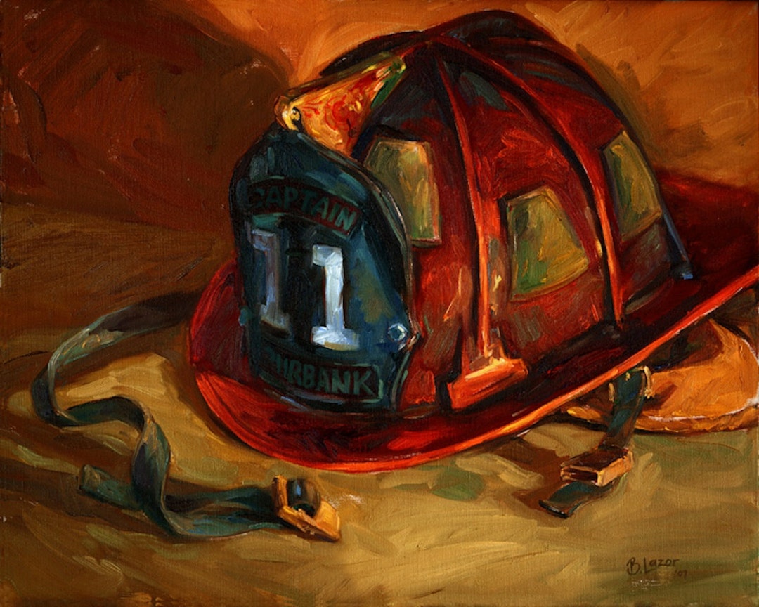 LEADERSHIP Personalized Canvas Print Honoring Your Firefighter Hero - Etsy