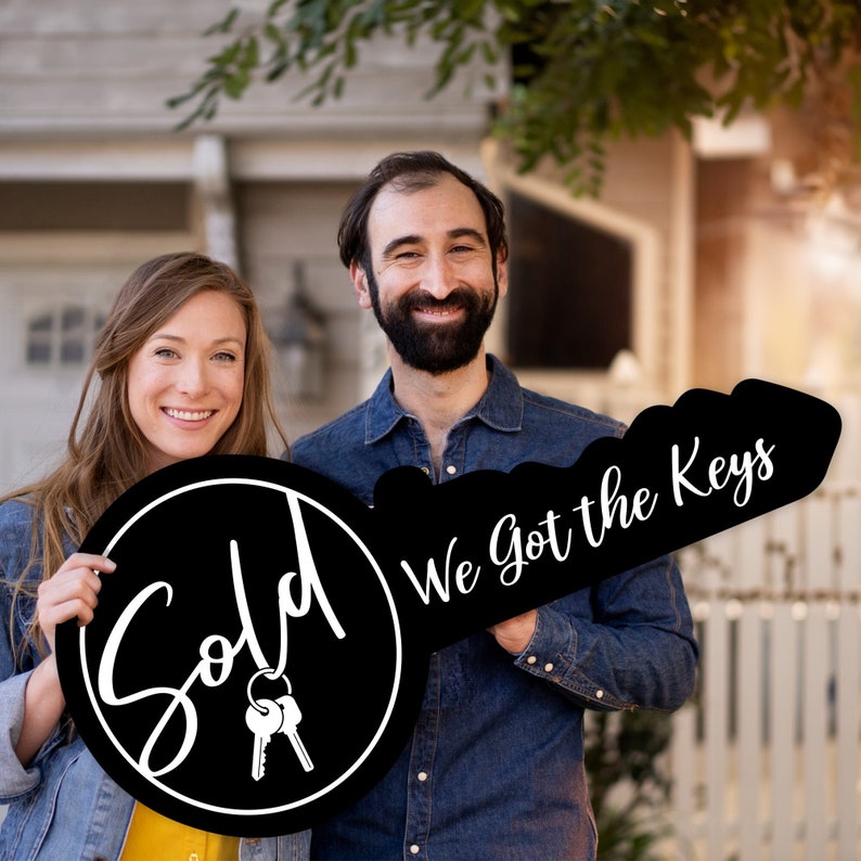 Sold Home Prop, Marketing Key, Real Estate Photo, Realtor Closing Sign ...