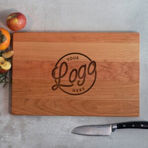 Business Logo Wood Cutting Board Promotional Items With Logo ...