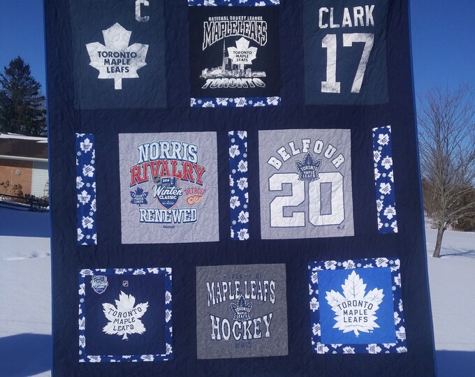 Toronto, Maple Leafs, NHL, Hockey, Vintage Tshirt, Quilted, Toddler ...