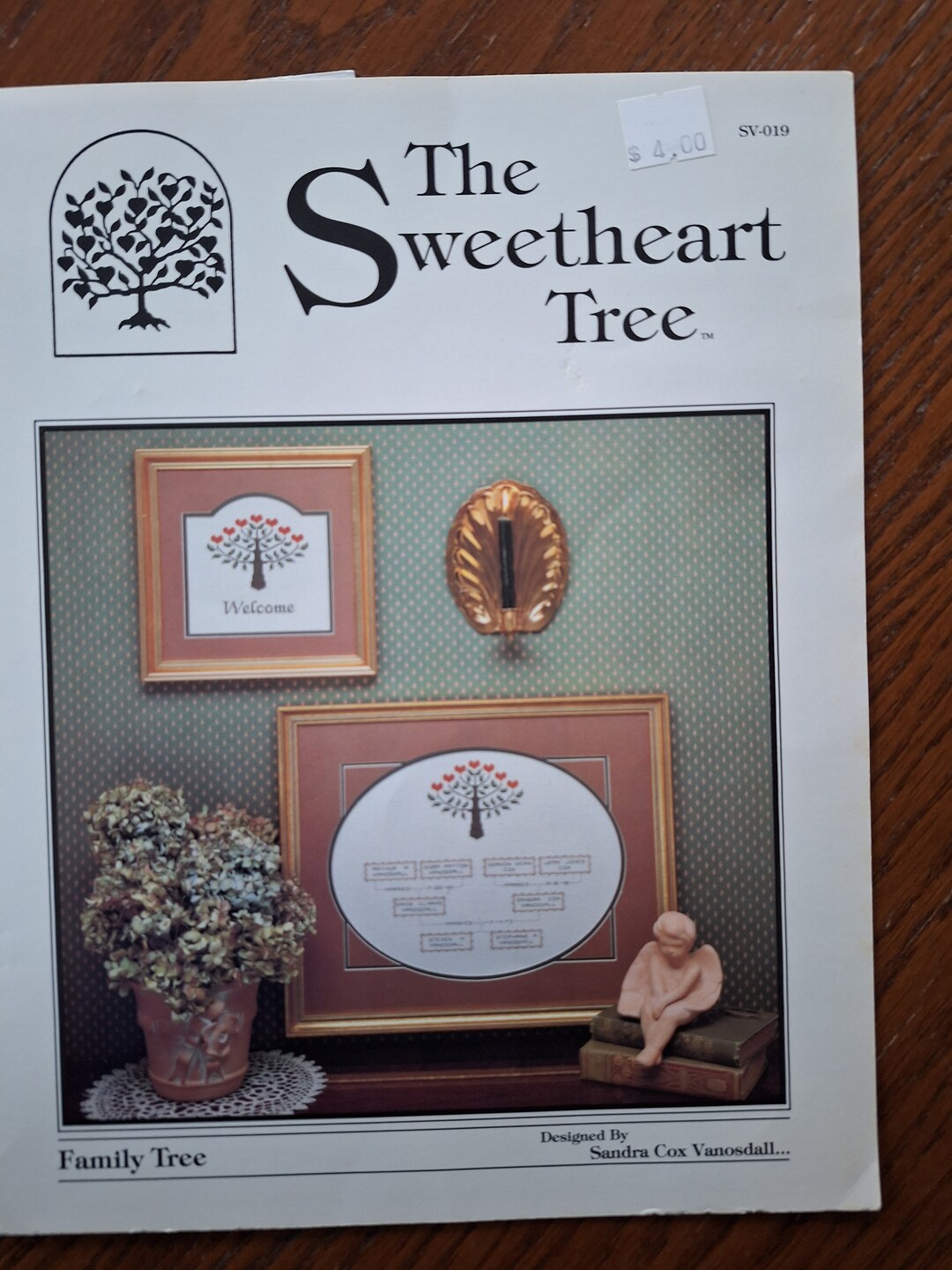 Family Tree counted cross stitch patterns, choice, Sweetheart Tree, Betty Whiteaker - Etsy Portugal