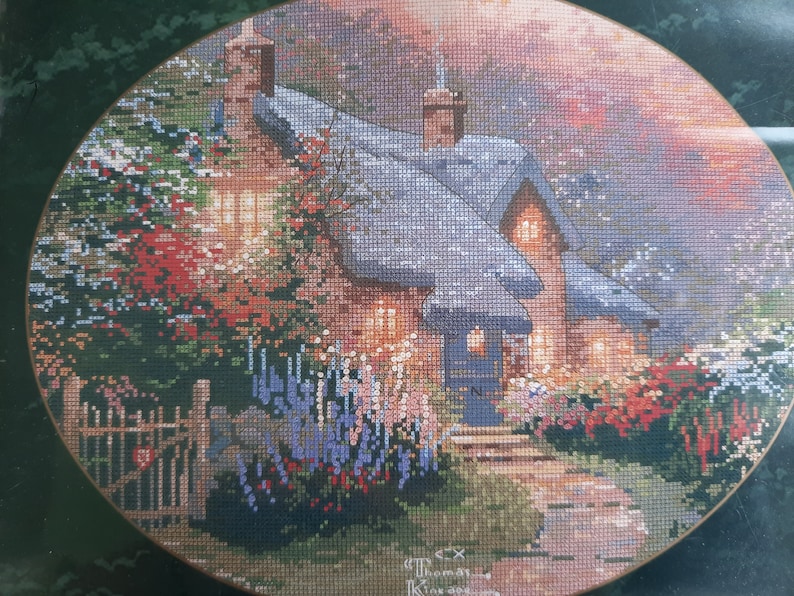 Thomas Kinkade Counted Cross Stitch Kits Candamar Designs - Etsy